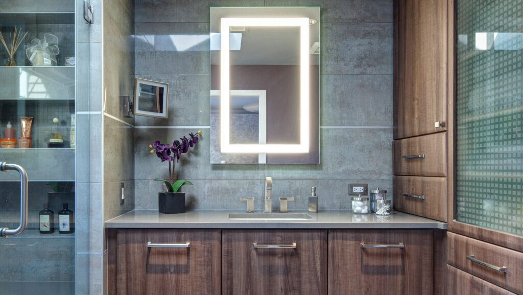 Contemporary Townhome Master Bath - Drury Design