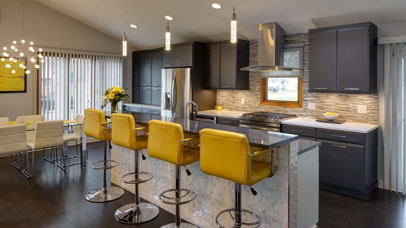 Open Contemporary South Suburban Kitchen Remodel - Drury Design