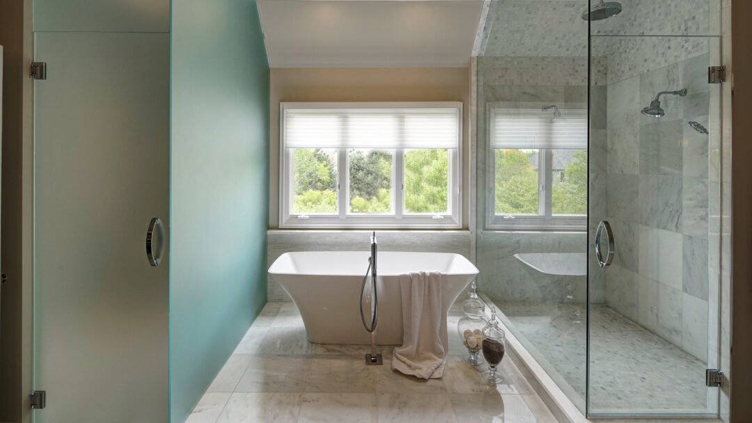 Stylish Oasis Bathroom Design - Naperville, IL - Drury Design