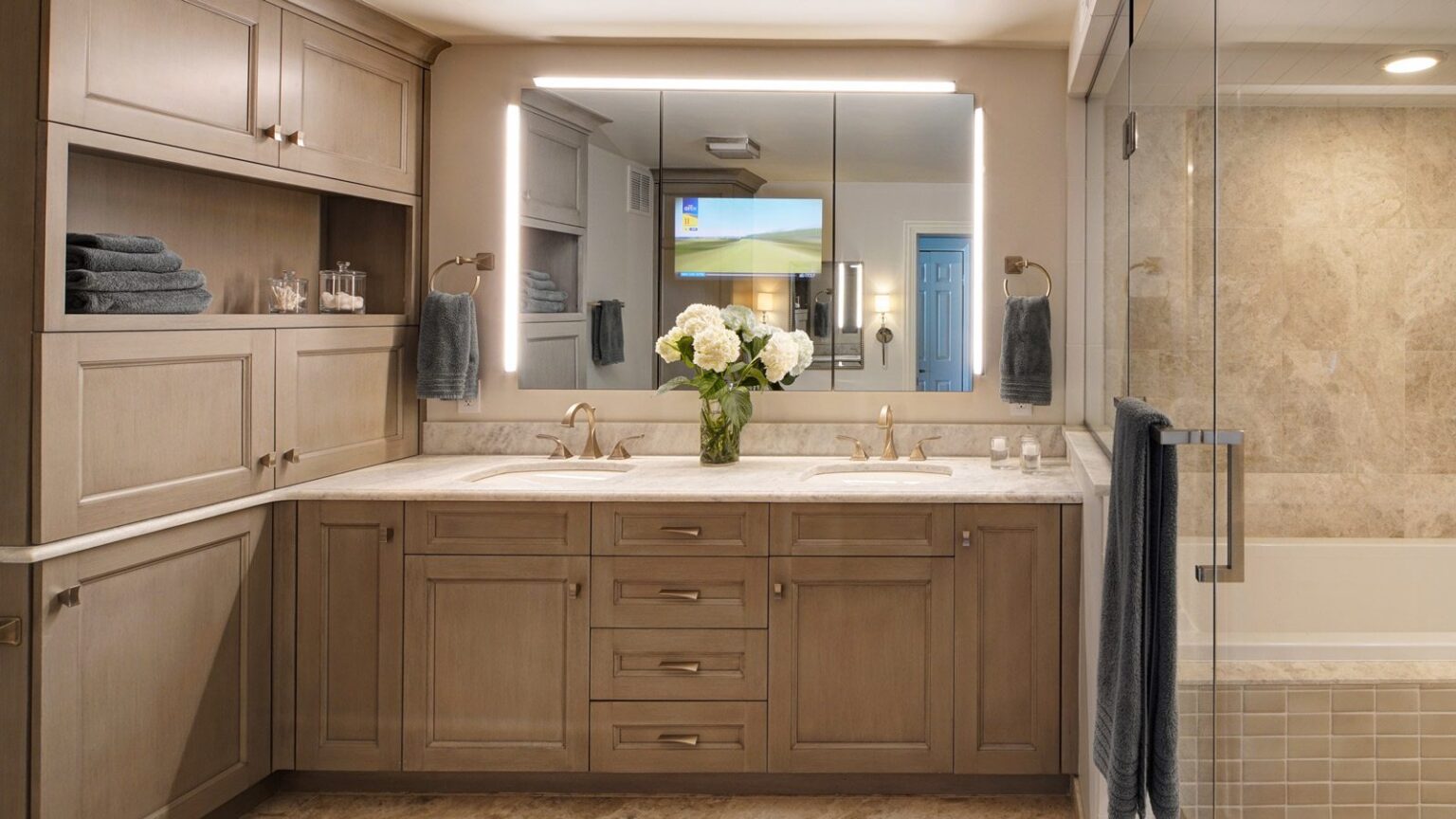 Chicago Condo Master Bath Renovation - Drury Design