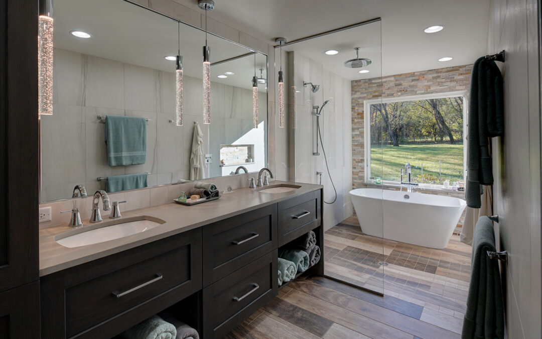 Spa-Inspired Master Bath - Drury Design