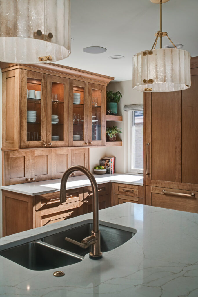 Warm, Inviting Kitchen - Elmhurst, IL - Drury Design