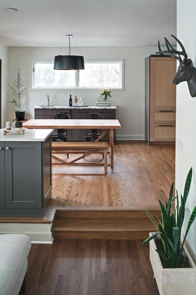 Neutral Modern Kitchen - Glen Ellyn, IL - Drury Design