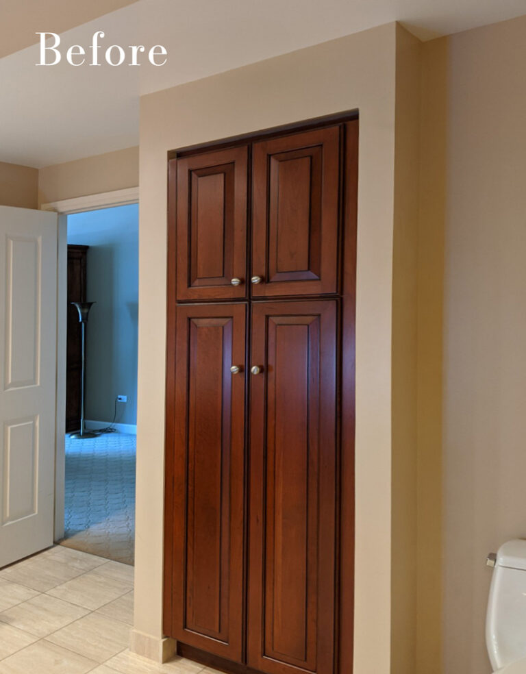 Chic High-Rise Bathroom Makeover - Chicago, IL - Drury Design